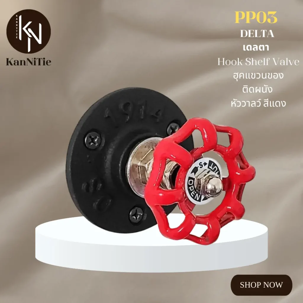 ฮุกตะขอแขวนเสื้อผ้าติดผนัง Wall Hook Hanger - KanNiTie